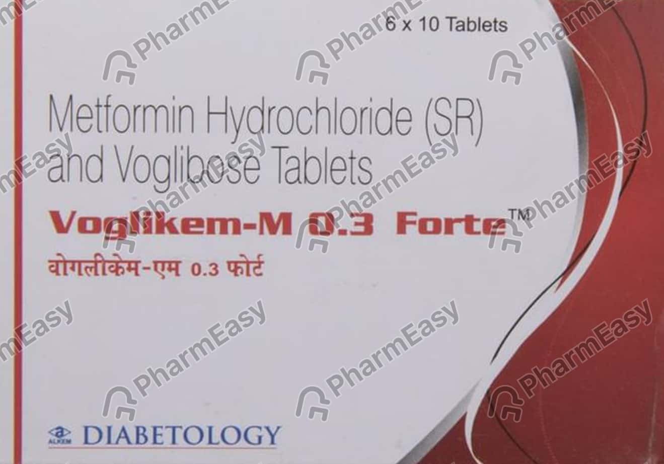 Voglikem M 0.3mg Forte Strip Of 10 Tablets: Uses, Side Effects, Price ...