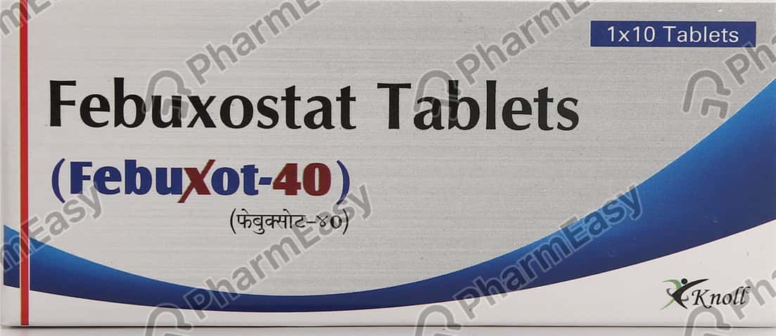 Febuxot 40 MG Tablet (10): Uses, Side Effects, Price & Dosage | PharmEasy