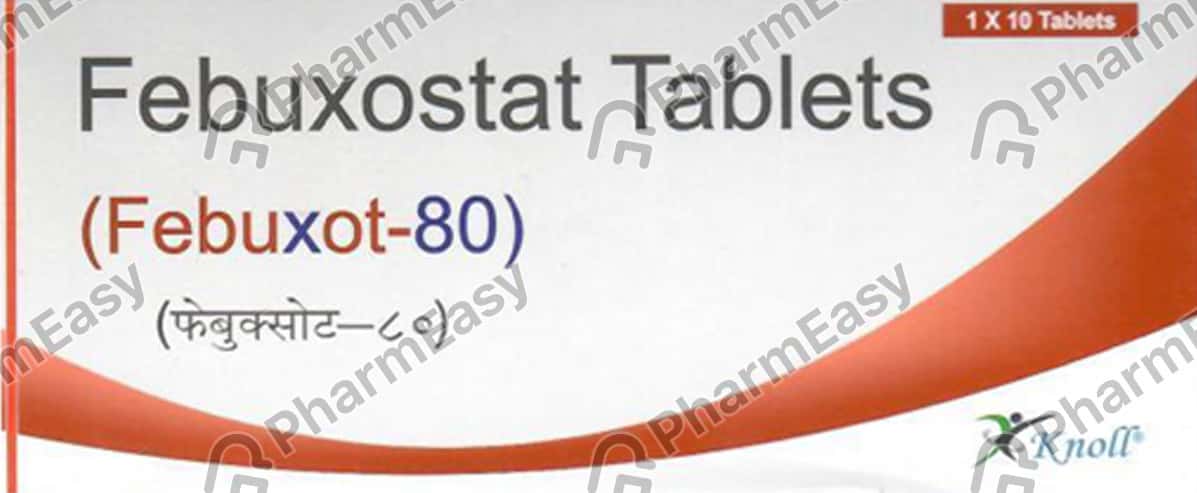 Febuxot 80 MG Tablet (10): Uses, Side Effects, Price & Dosage | PharmEasy