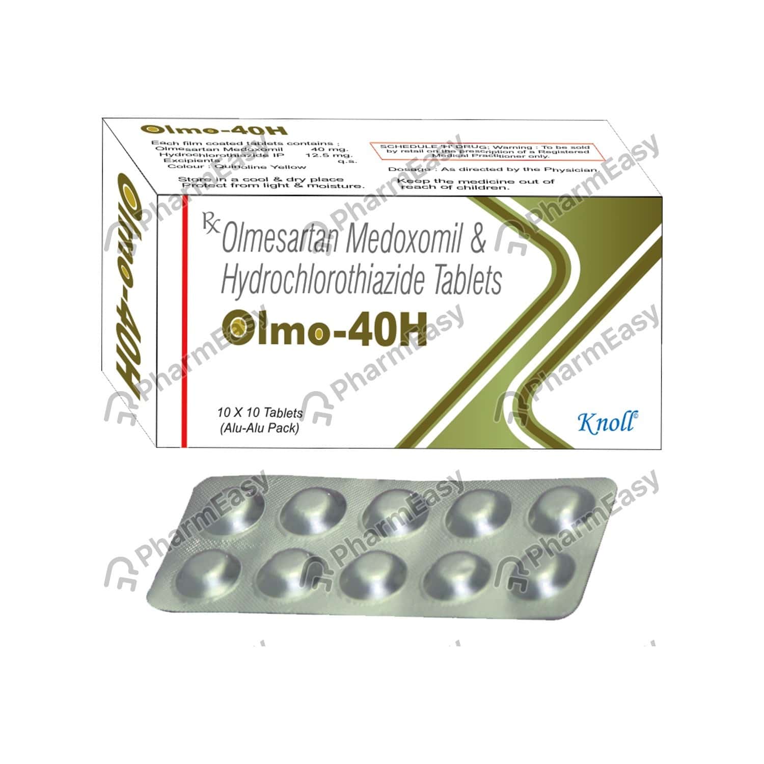 Buy Olmo H 40mg Strip Of 10 Tablets Online at Flat 18% OFF* | PharmEasy