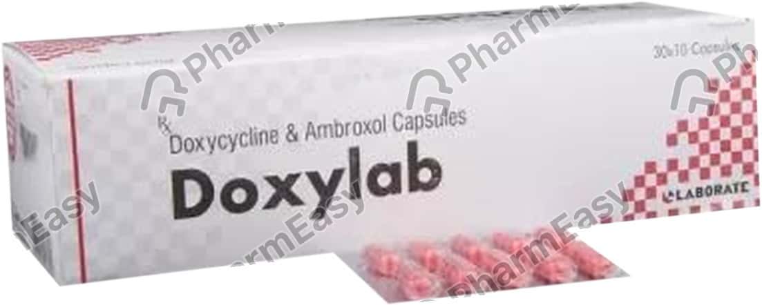 Doxylab Strip Of 10 Capsules: Uses, Side Effects, Price & Dosage ...