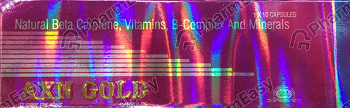 Buy Axn Gold Strip Of 10 Capsules Online at Flat 15% OFF | PharmEasy