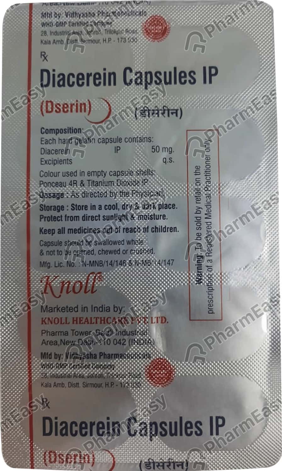 Dserin 50 MG Capsule (10): Uses, Side Effects, Price & Dosage | PharmEasy