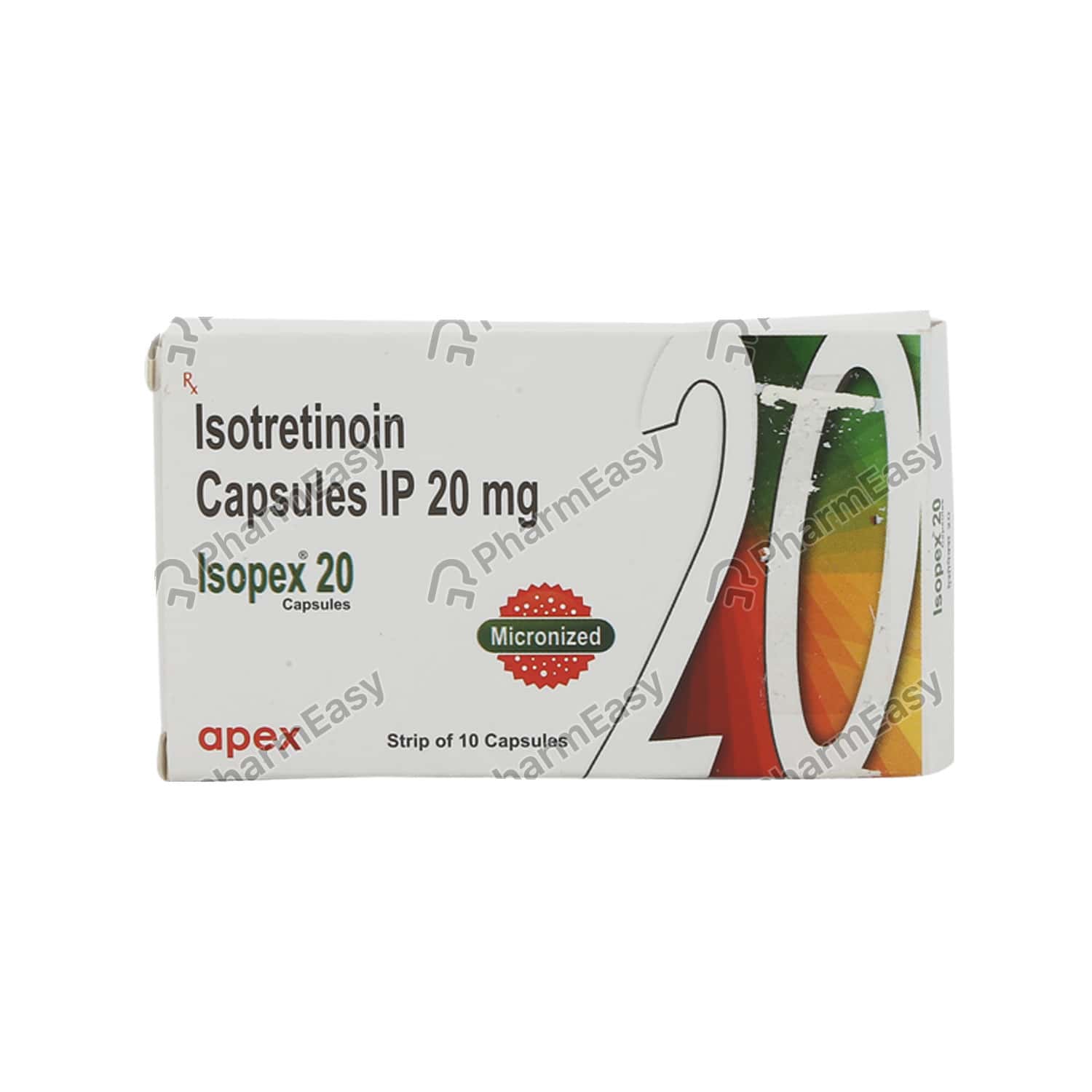 Isopex 20 MG Capsule (10): Uses, Side Effects, Price & Dosage | PharmEasy
