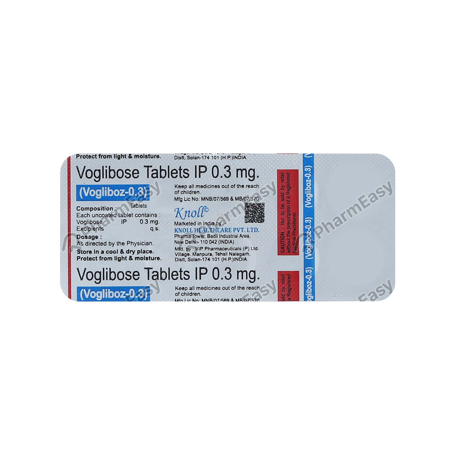 Vogliboz 0.3 MG Tablet (10) - Uses, Side Effects, Dosage, Composition ...