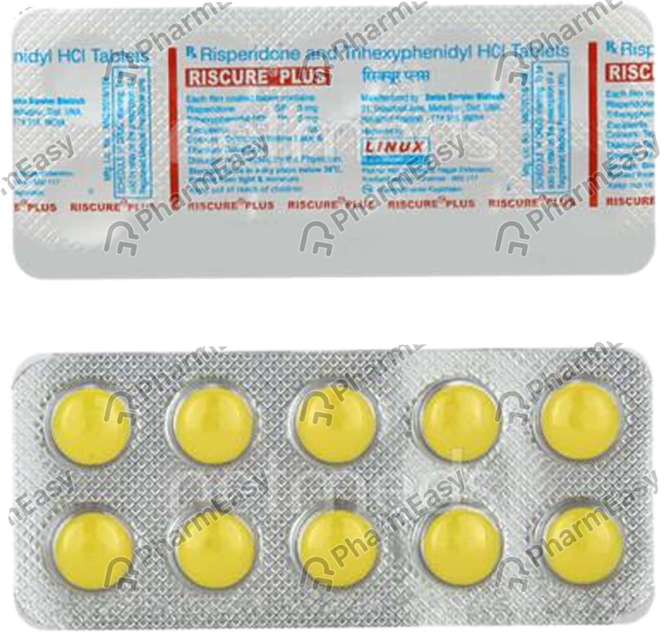 Riscure Plus Strip Of 10 Tablets: Uses, Side Effects, Price & Dosage ...