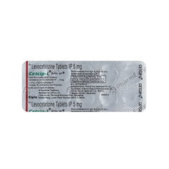 Cetcip L 5 MG Tablet (10) - Uses, Side Effects, Dosage, Composition ...