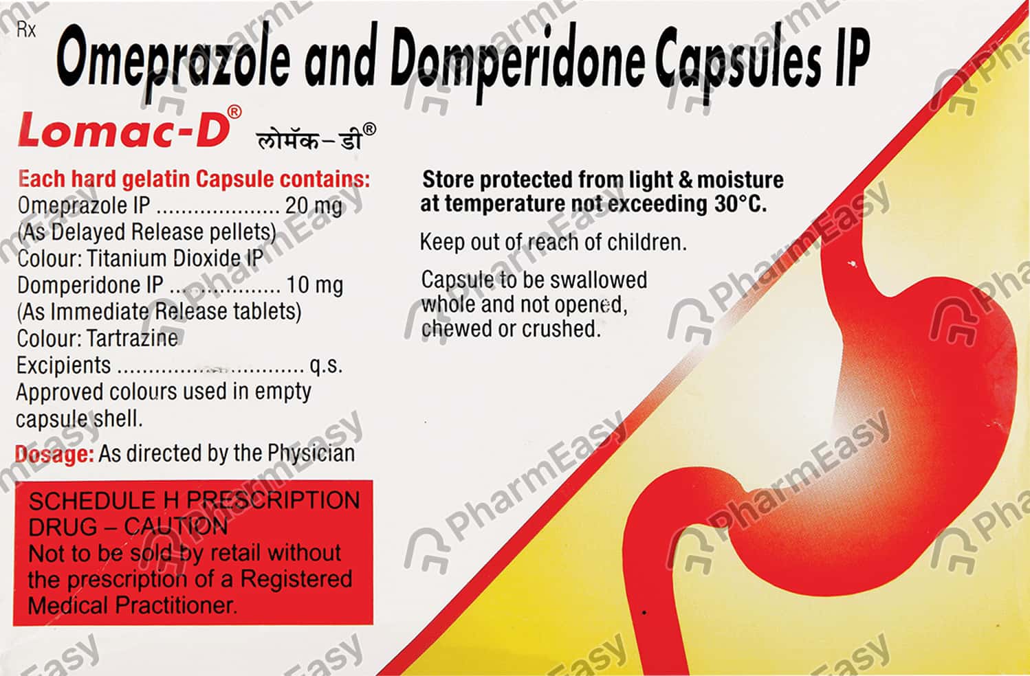Lomac D Capsule: Uses, Side Effects, Price & Dosage | PharmEasy