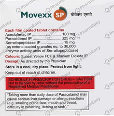 Movexx SP Tablet: Uses, Side-effects, Price, Dosage & More Info - PharmEasy