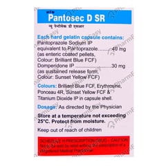 Pantosec D SR Capsule: Uses, Side-effects, Price, Dosage & More Info ...