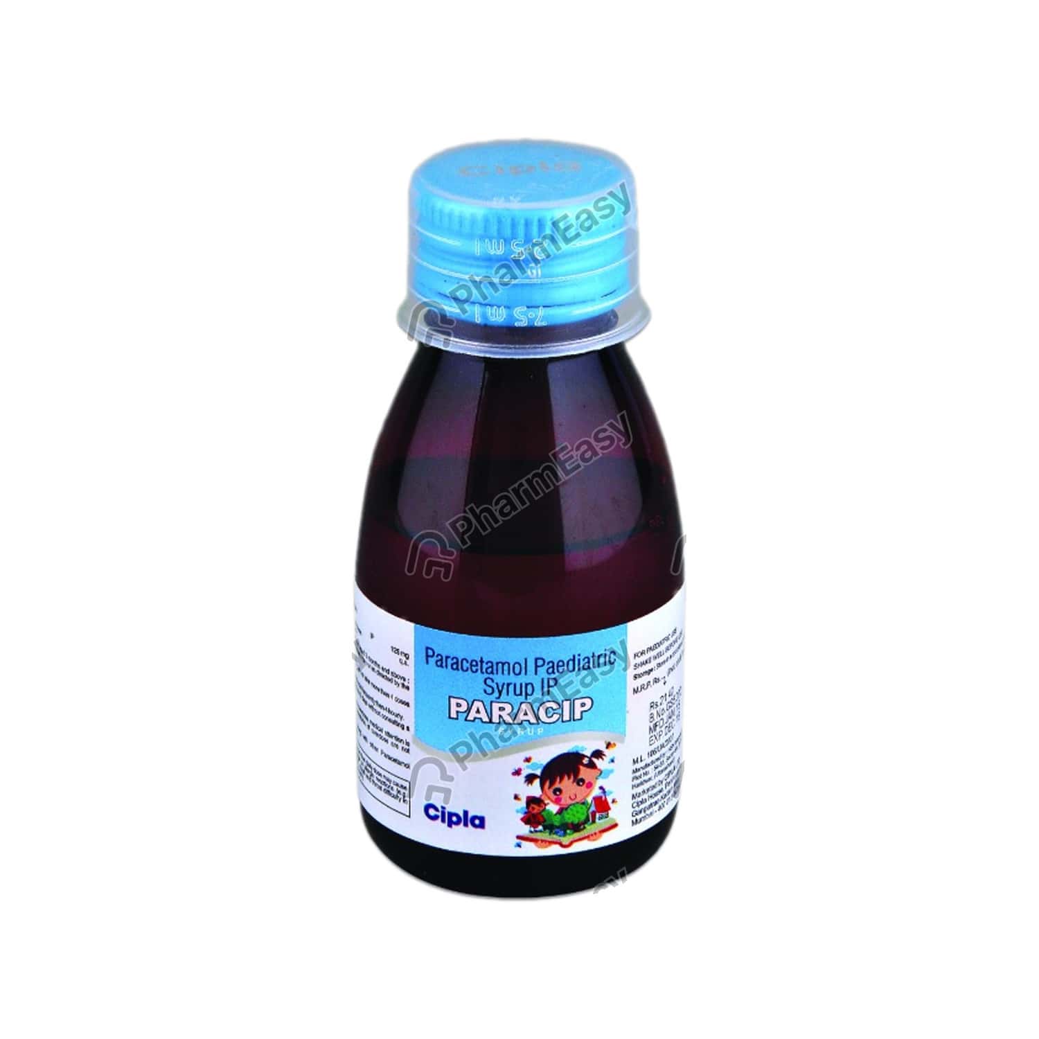 Paracip 125 MG Syrup (60) - Uses, Side Effects, Dosage, Composition ...