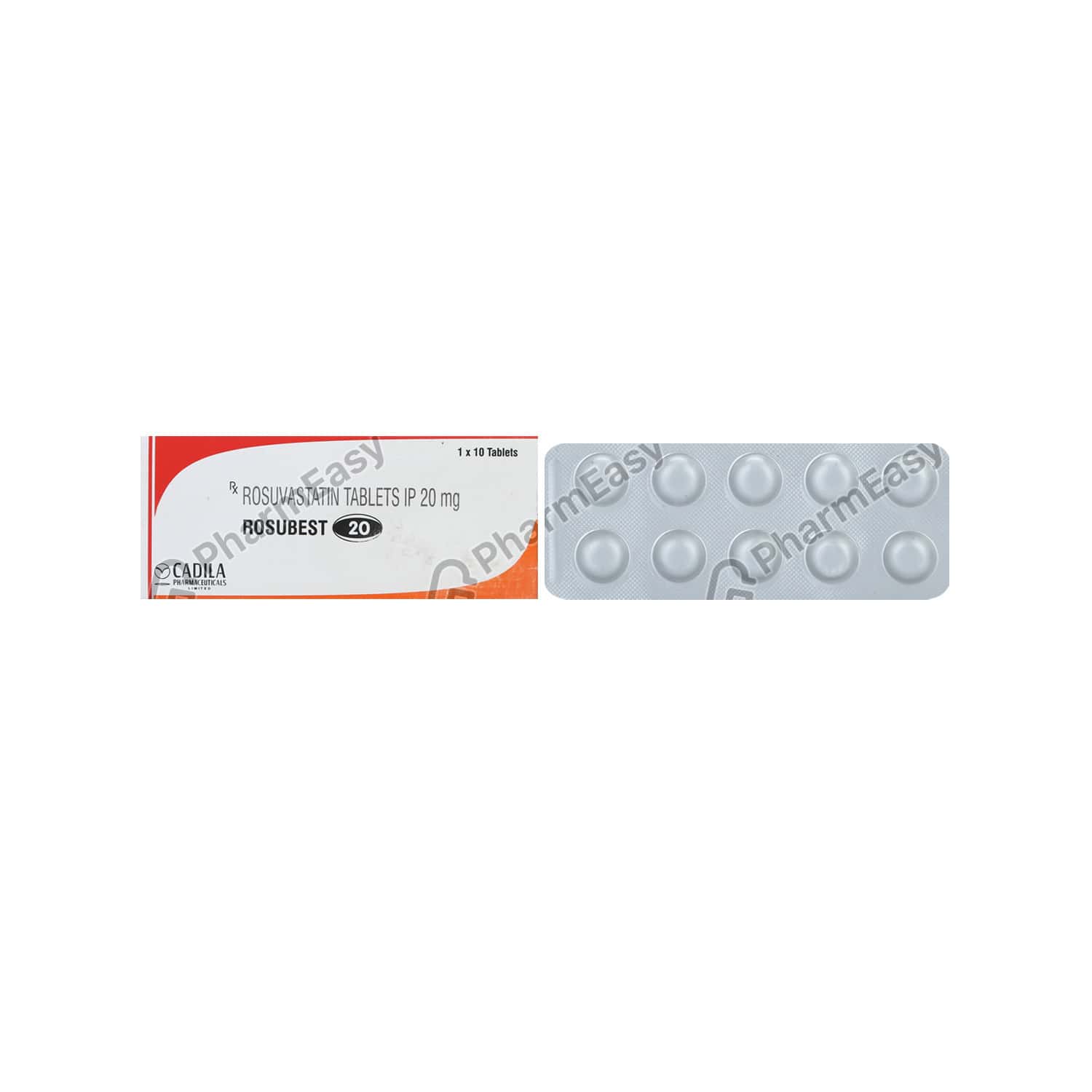 Rosubest 20 MG Tablet (10) - Uses, Side Effects, Dosage, Composition ...
