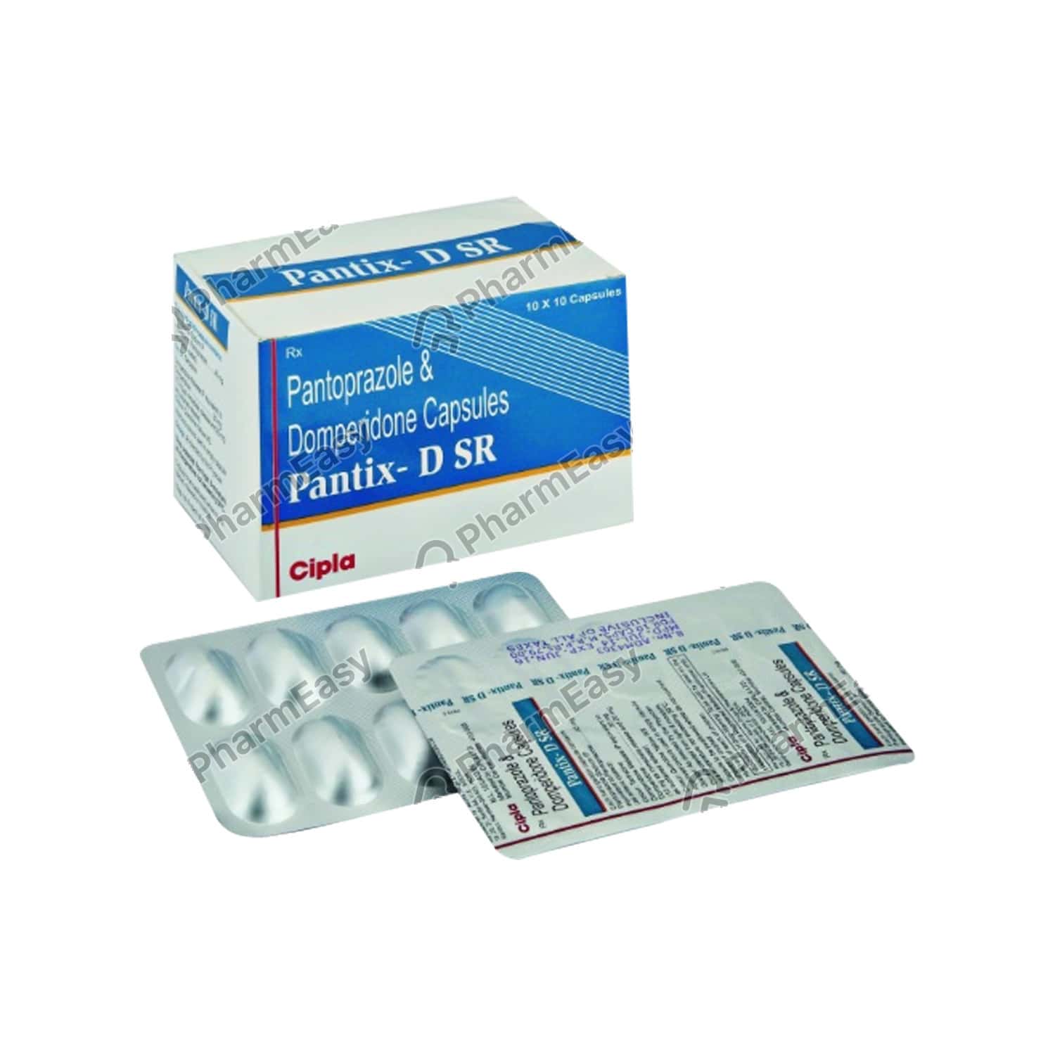 Pantix Dsr Strip Of 10 Capsules: Uses, Side Effects, Price & Dosage ...
