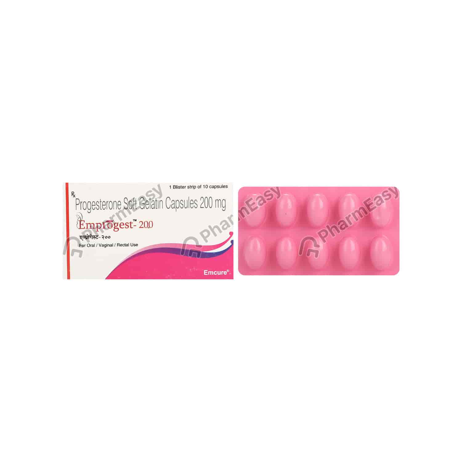 Emprogest 200mg Cap - Uses, Side Effects, Dosage, Composition & Price ...