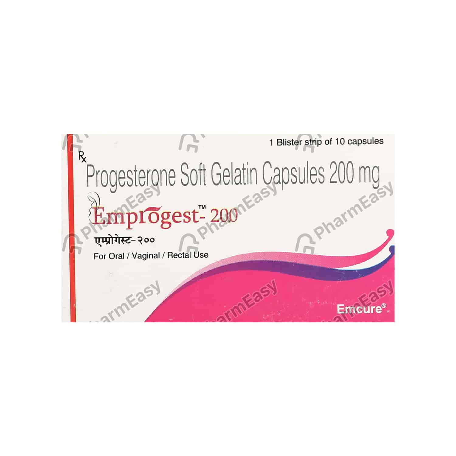 Emprogest 200mg Cap - Uses, Side Effects, Dosage, Composition & Price ...
