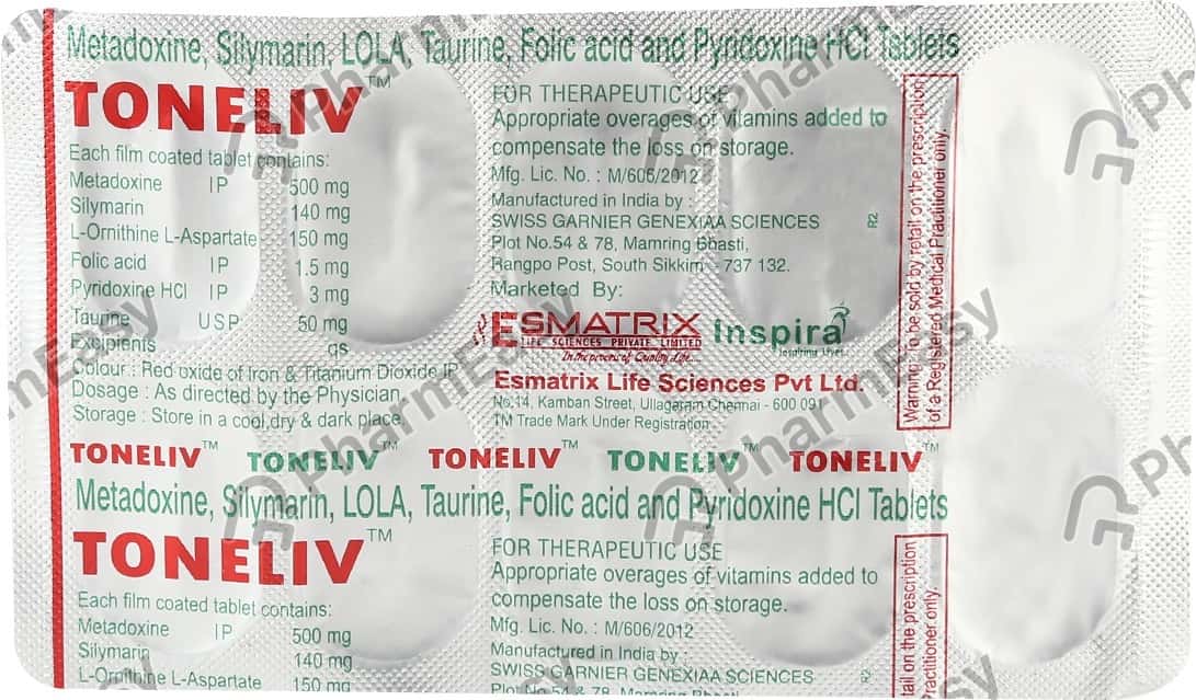 Buy Toneliv 500 MG Tablet (10) Online at Flat 15% OFF | PharmEasy