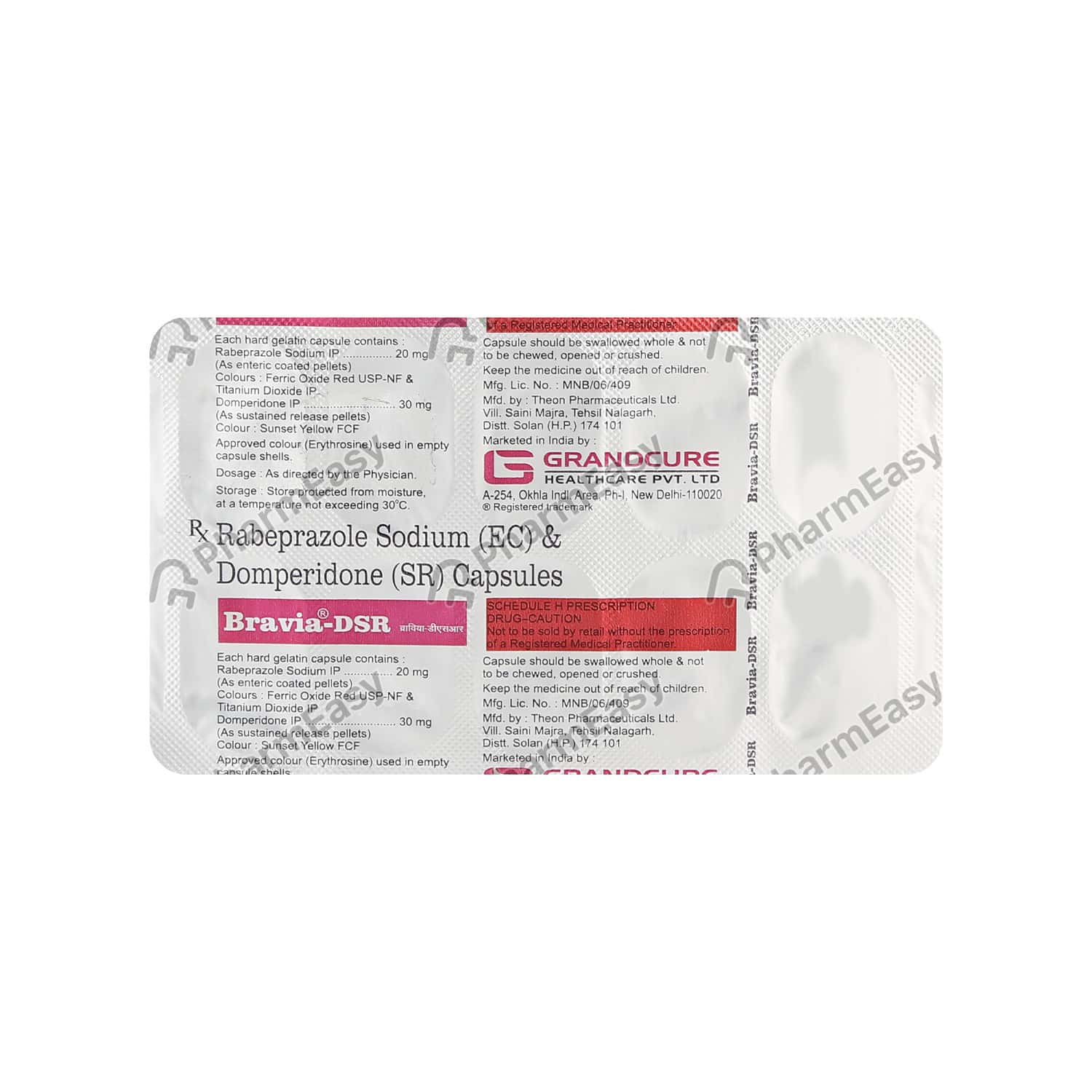 Bravia Dsr Strip Of 10 Capsules - Uses, Side Effects, Dosage ...