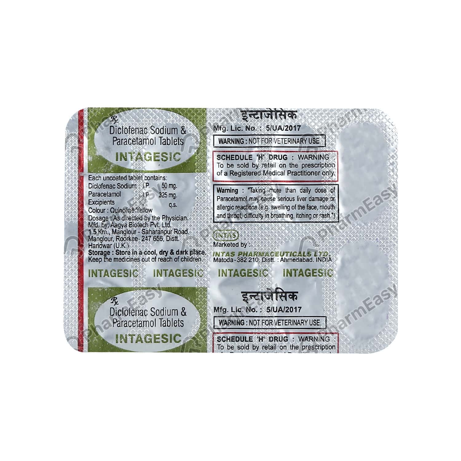Buy Intagesic Tablet Online at Flat 18% OFF* | PharmEasy