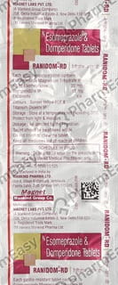 Ranidom Rd Strip Of 10 Tablets: Uses, Side Effects, Price, Dosage ...