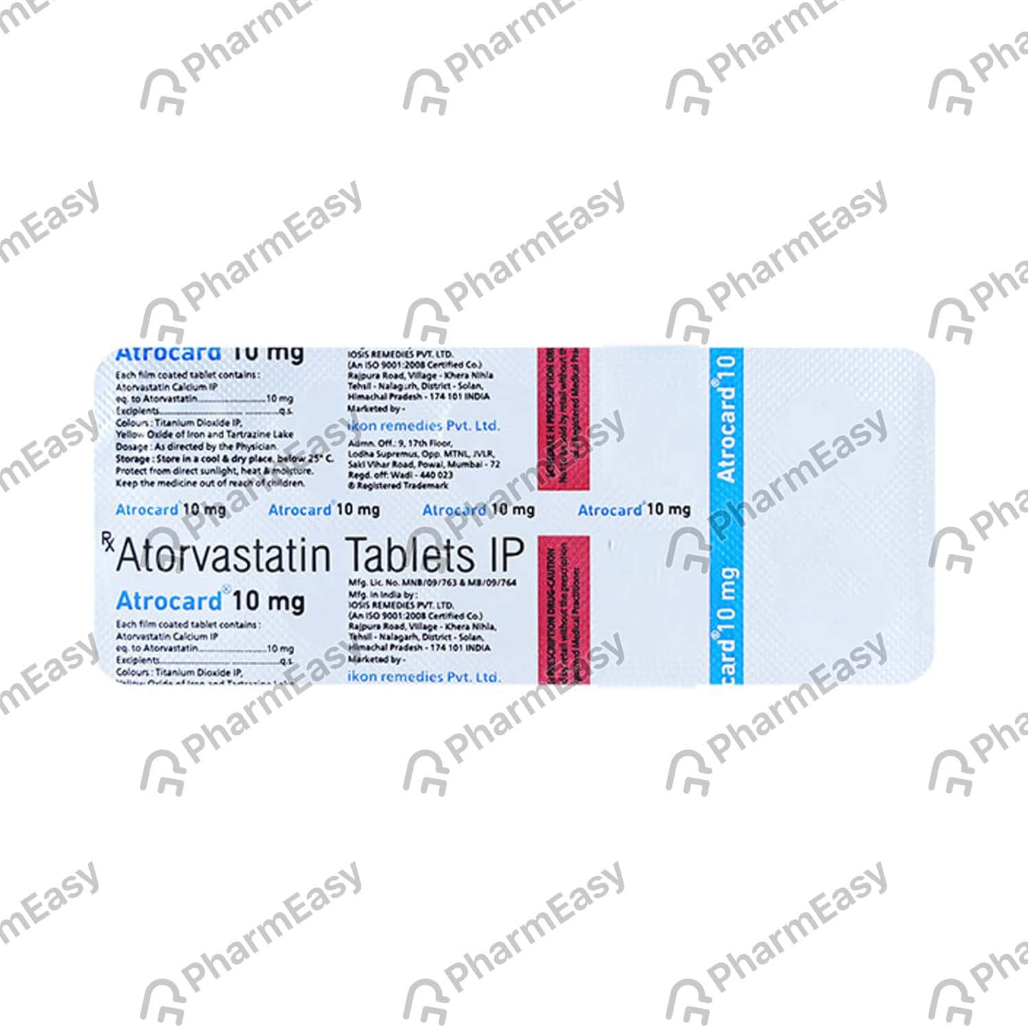 Atocard 10 MG Tablet (10): Uses, Side Effects, Price & Dosage | PharmEasy