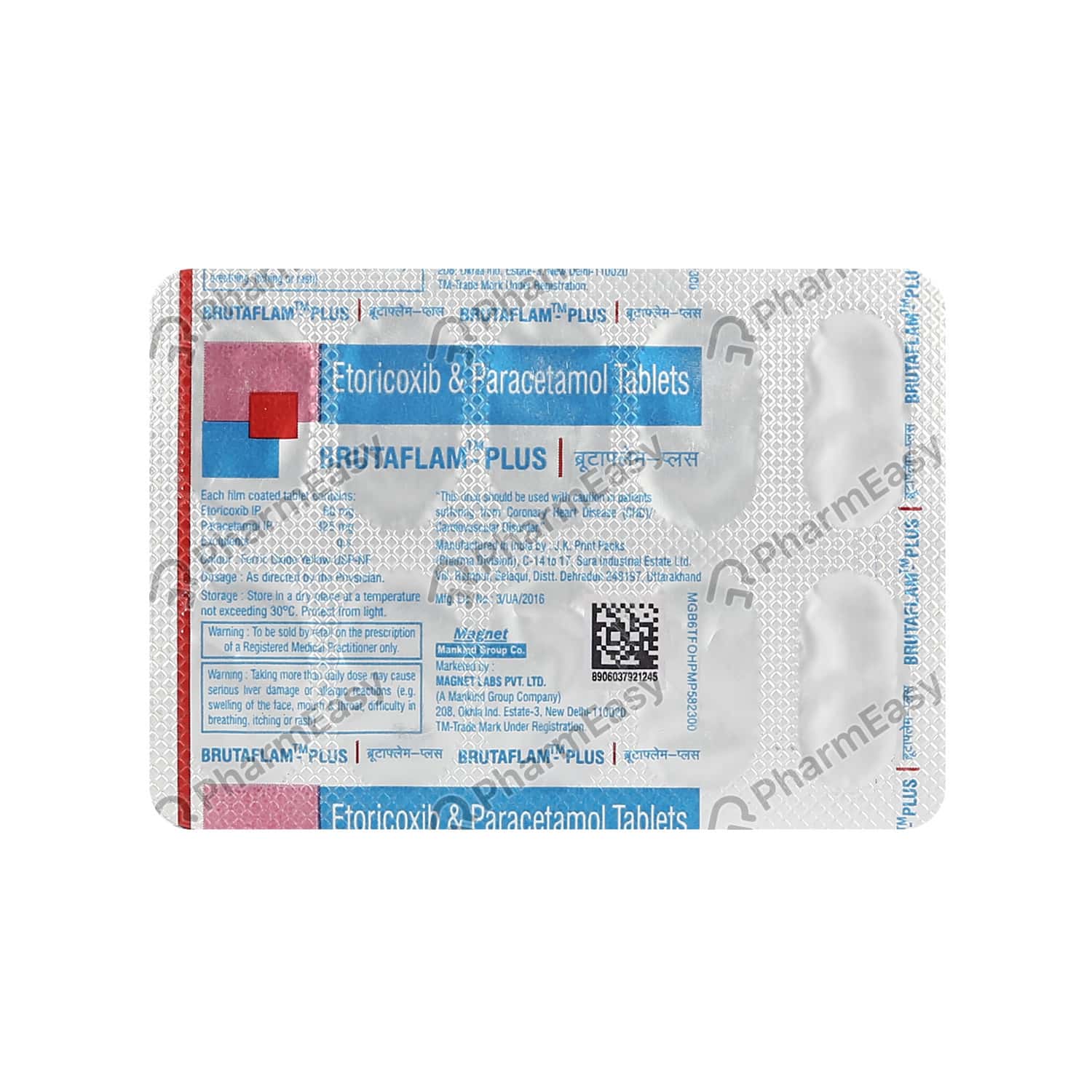 Buy Brutaflam Plus Tablet Online at Flat 18% OFF* | PharmEasy