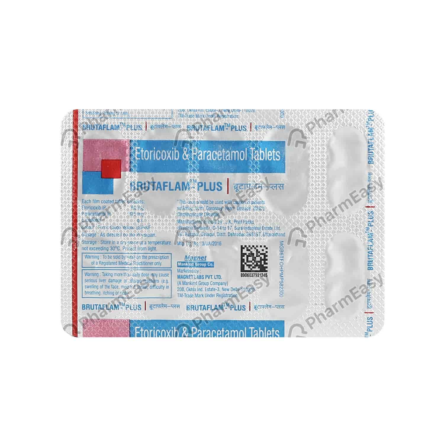 Buy Brutaflam Plus Tablet Online at Flat 18% OFF* | PharmEasy
