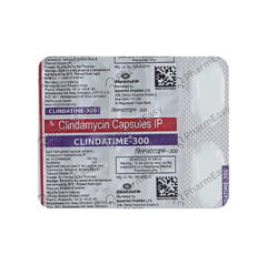 Buy Clindatime 300 MG Capsule (10) Online at Flat 18% OFF* | PharmEasy