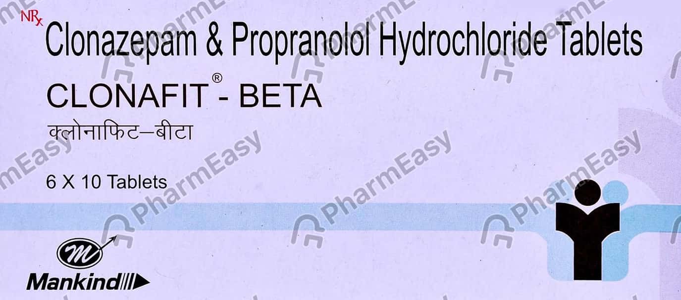 Clonafit Beta Strip Of 10 Tablets: Uses, Side Effects, Price & Dosage ...
