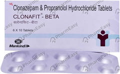 Clonafit Beta Strip Of 10 Tablets: Uses, Side Effects, Price & Dosage ...
