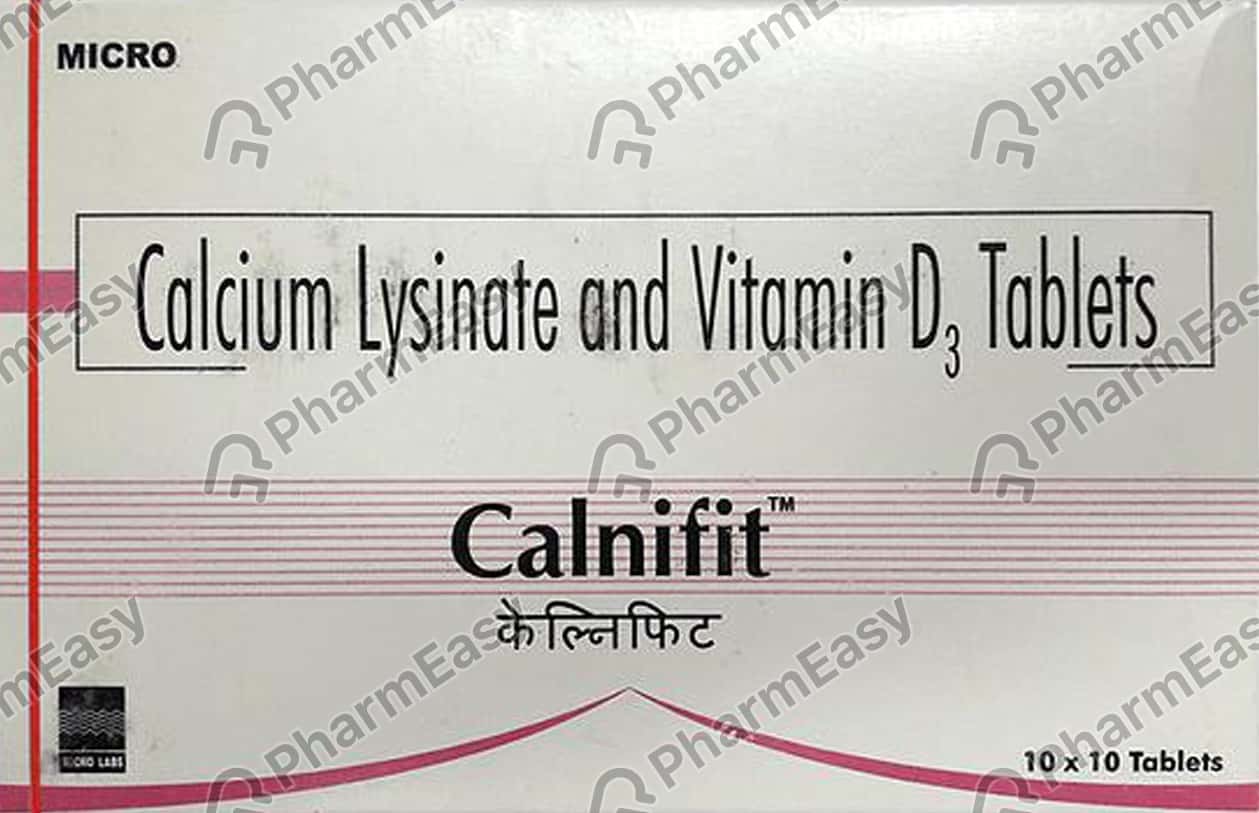 Calnifit Strip Of 10 Tablets: Uses, Side Effects, Price & Dosage ...