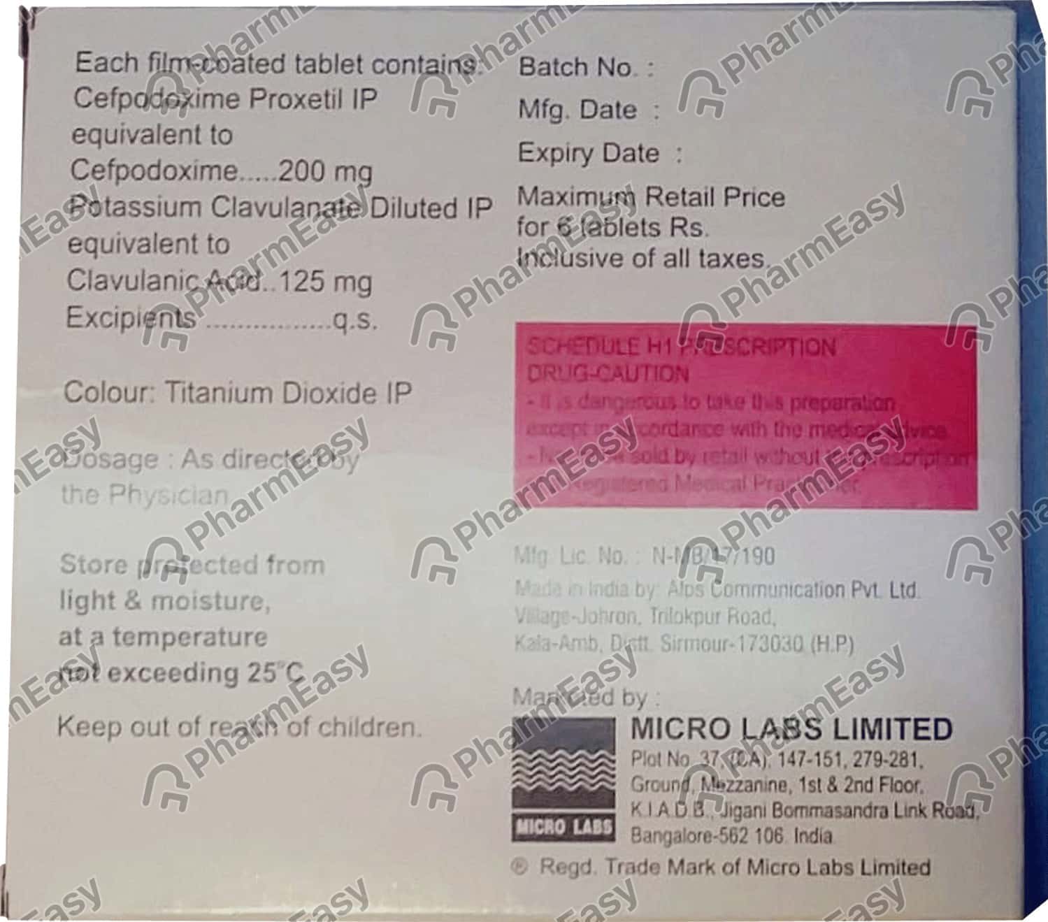 Hexapod Cv 200mg Tablets: Uses, Side Effects, Price, Dosage ...