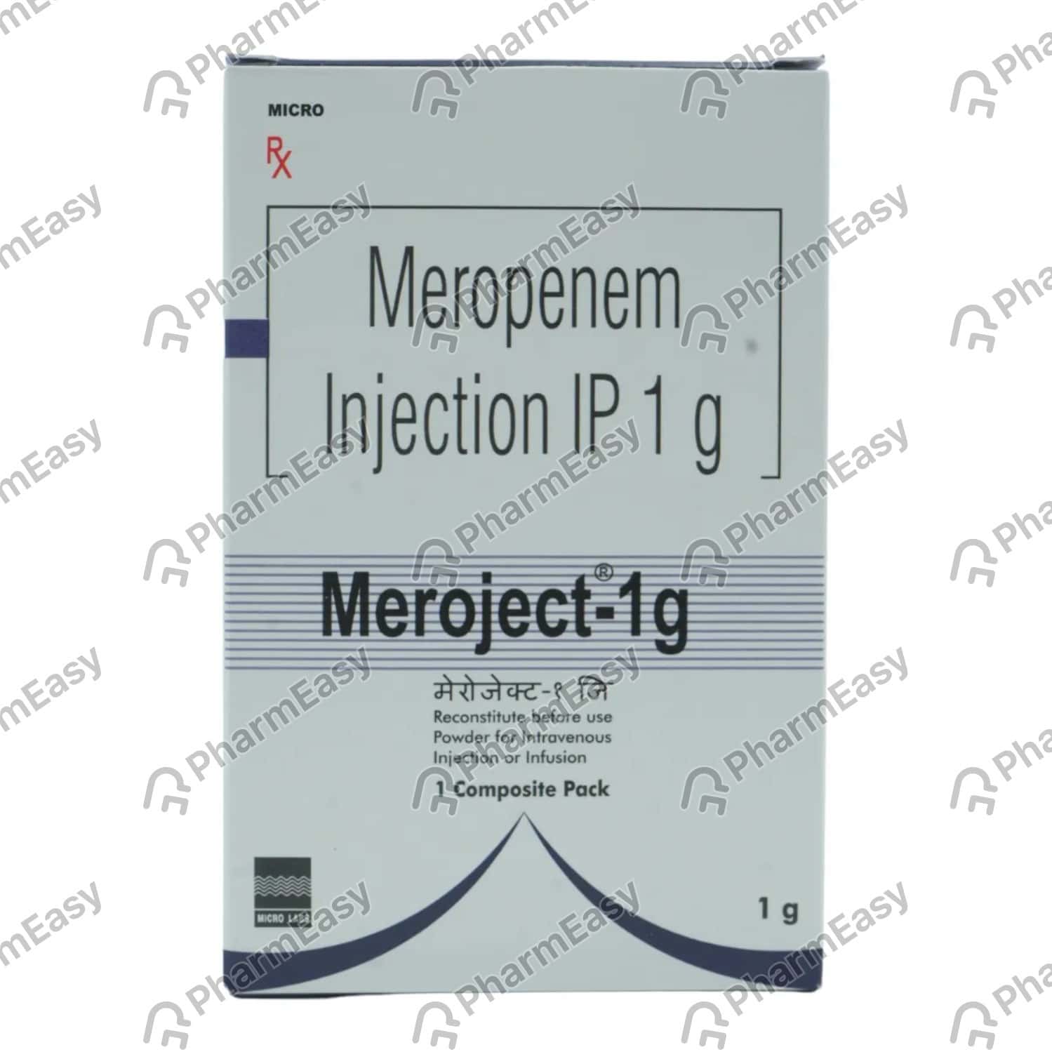 Meroject 1 G Powder For Injection (1): Uses, Side Effects, Price ...