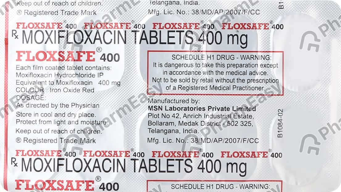 Floxsafe 400 MG Tablet (10): Uses, Side Effects, Price & Dosage | PharmEasy