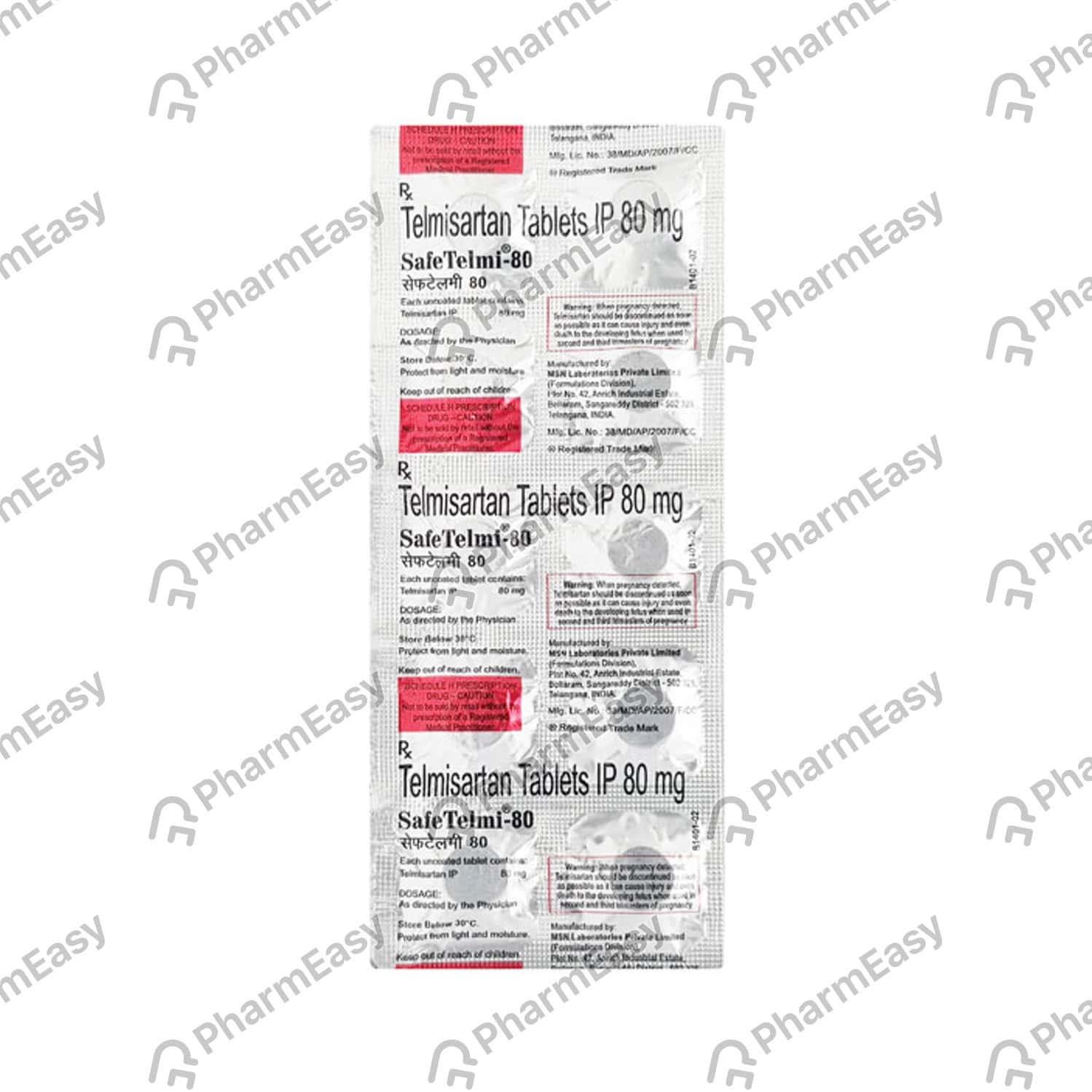 Safetelmi 80 MG Tablet (10): Uses, Side Effects, Price & Dosage | PharmEasy