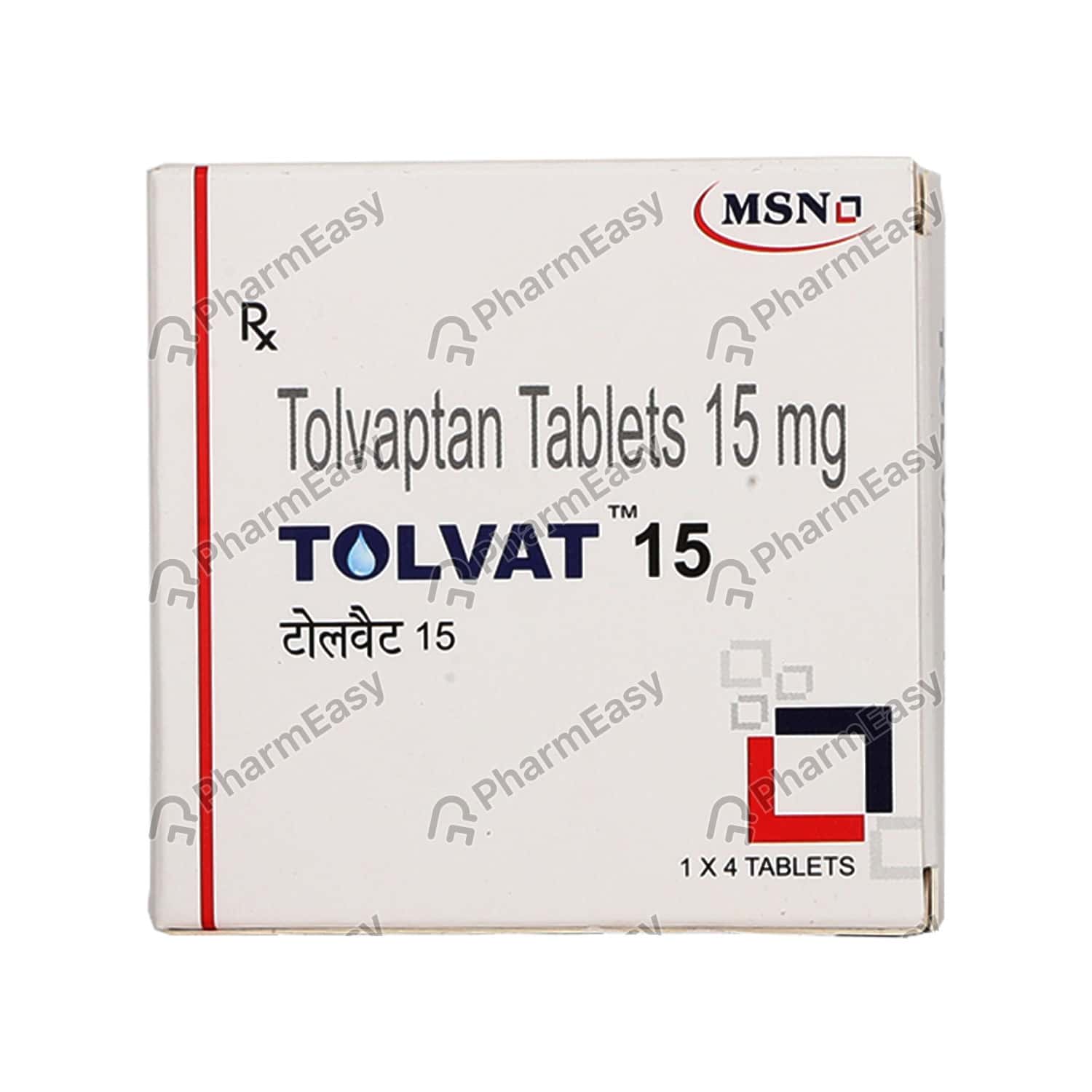 Tolvat 15 MG Tablet (4) - Uses, Side Effects, Dosage, Composition ...