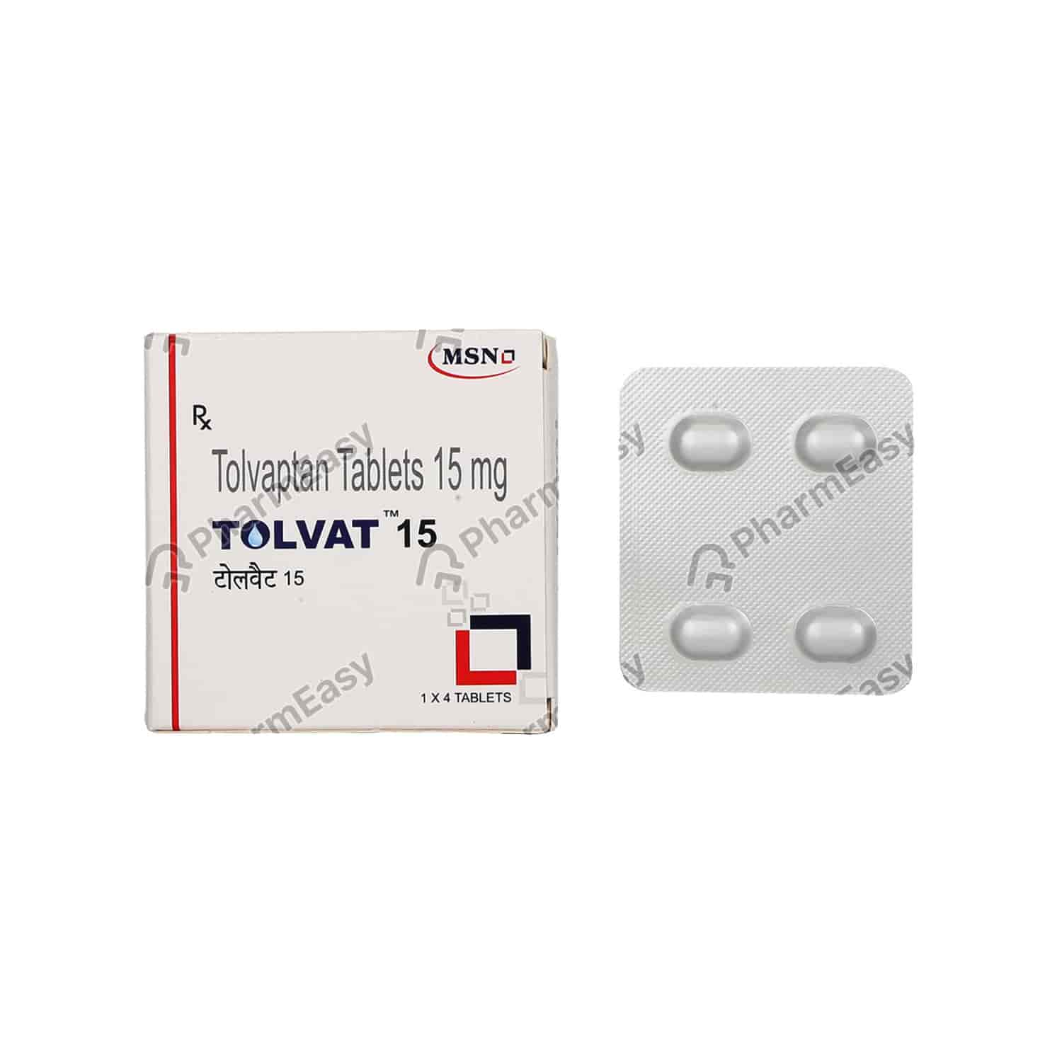 Buy Tolvat 15mg Strip Of 4 Tablets Online at Flat 18% OFF* | PharmEasy