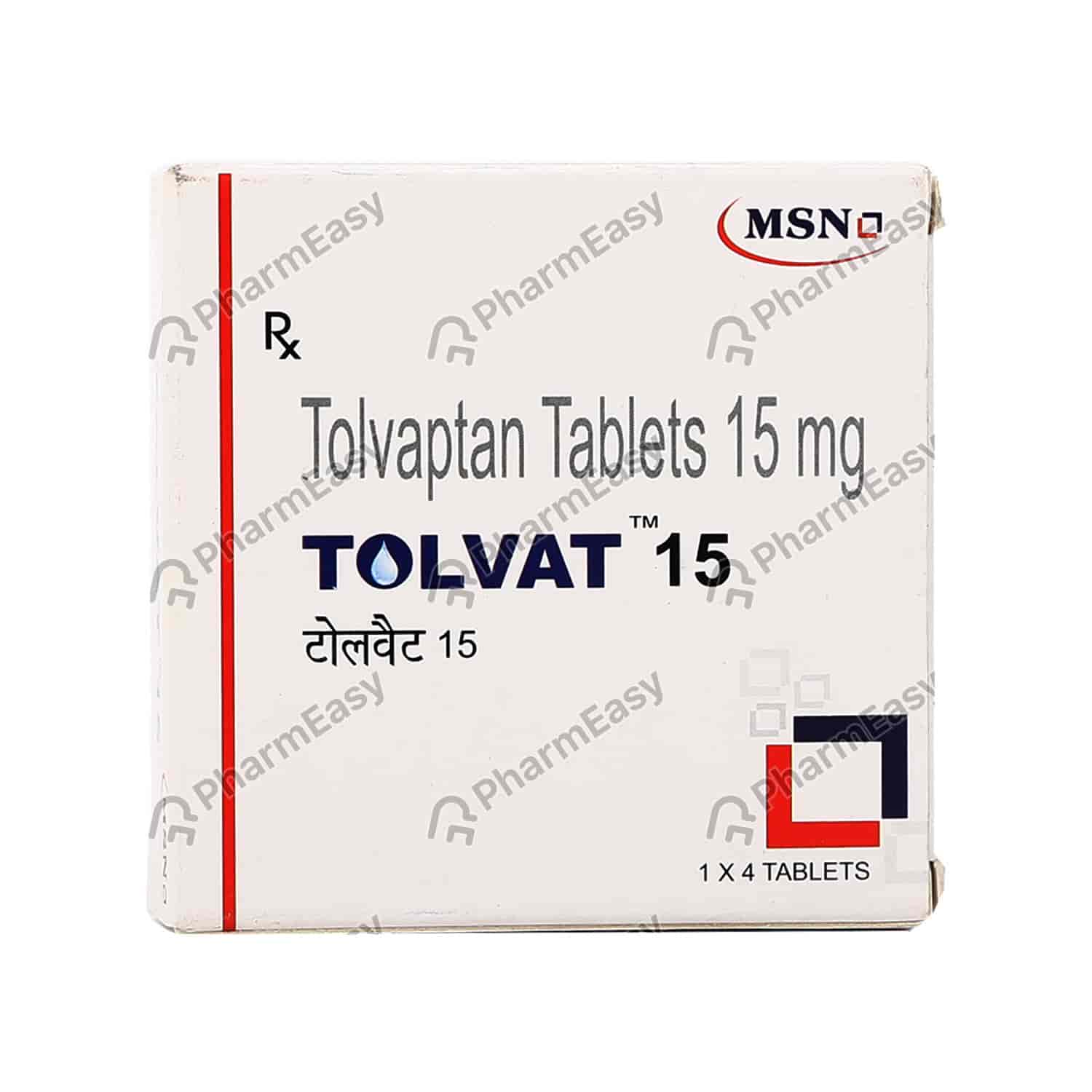 Buy Tolvat 15mg Strip Of 4 Tablets Online at Flat 18% OFF* | PharmEasy