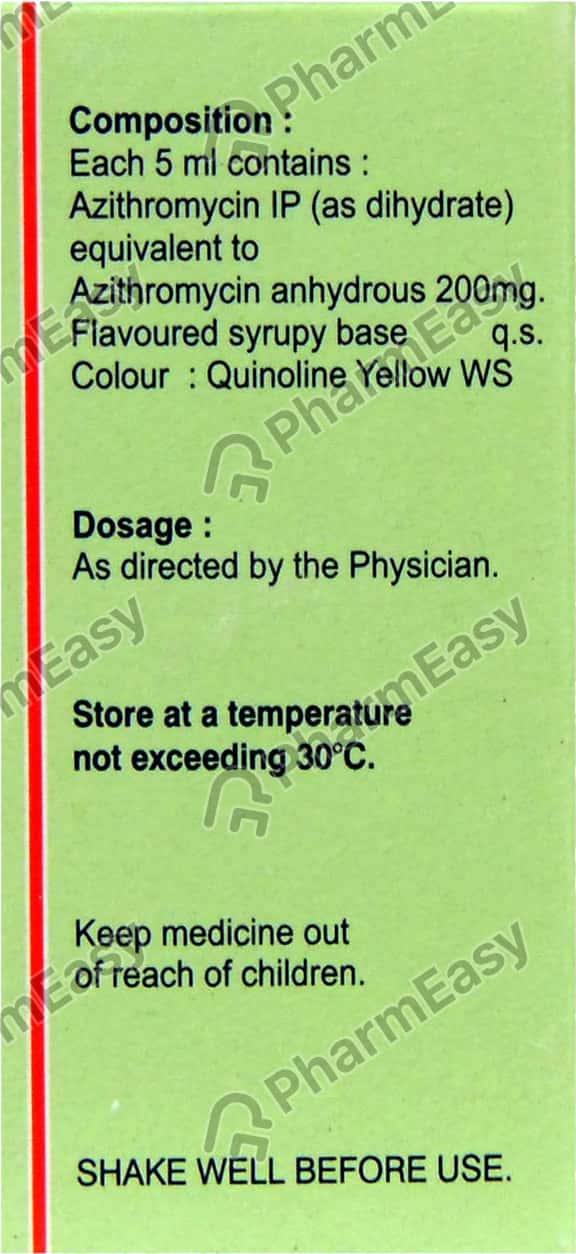 Azax 200 MG/5ML Suspension (15): Uses, Side Effects, Price & Dosage ...