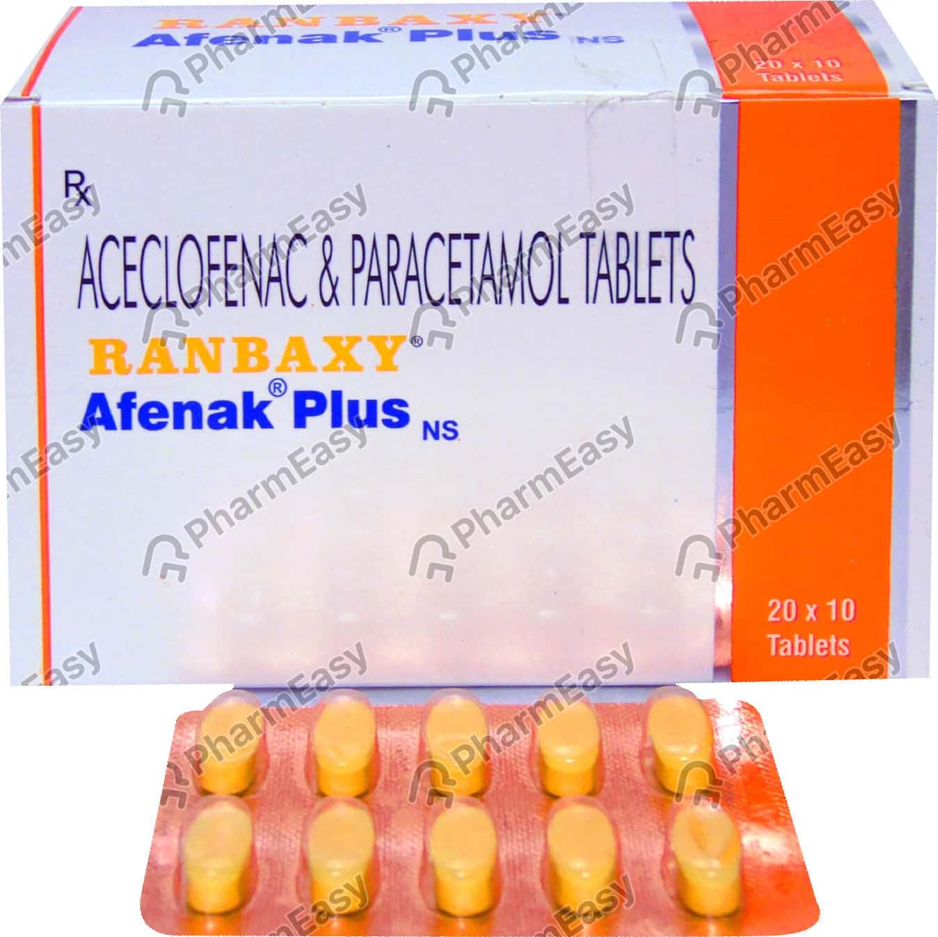 Afenak Plus Ns Strip Of 10 Tablets: Uses, Side Effects, Price & Dosage ...