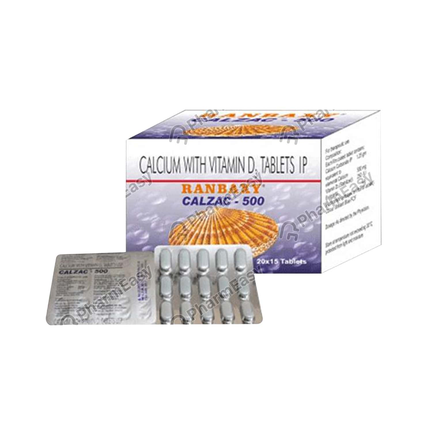 Calzac 500mg Strip Of 15 Tablets - Uses, Side Effects, Dosage ...