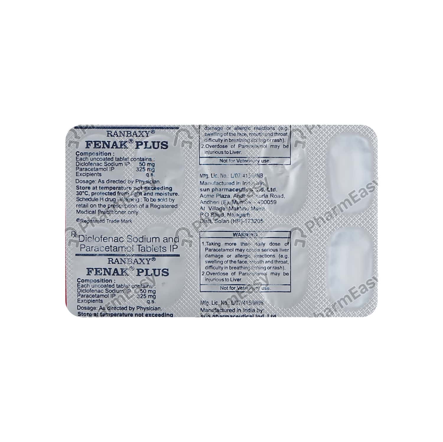 Fenak Plus Tablet - Uses, Side Effects, Dosage, Composition & Price ...