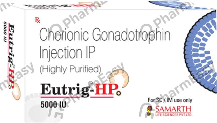 Eutrig Hp 5000 IU Powder For Injection (1): Uses, Side Effects, Price ...