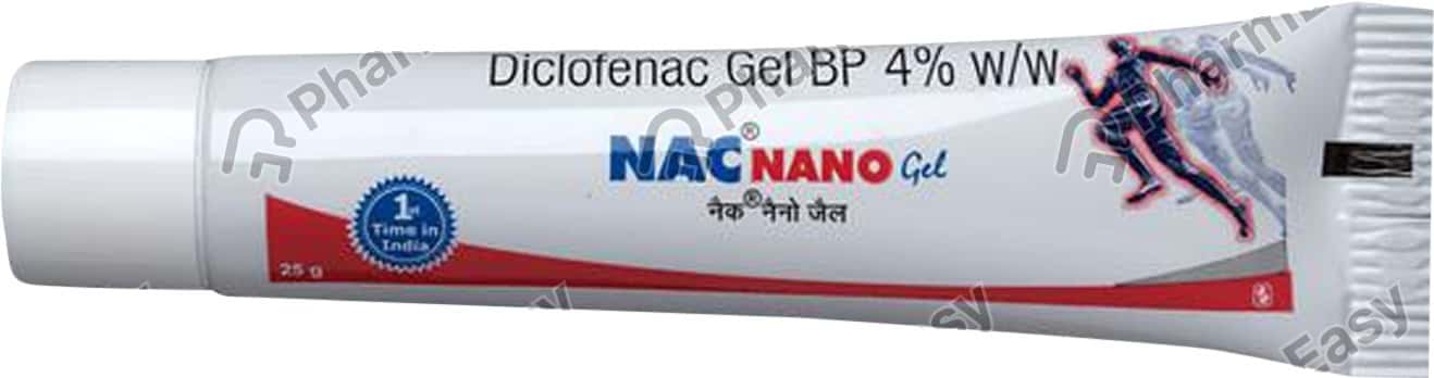 Nac Nano 4 % Gel (25): Uses, Side Effects, Price & Dosage | PharmEasy