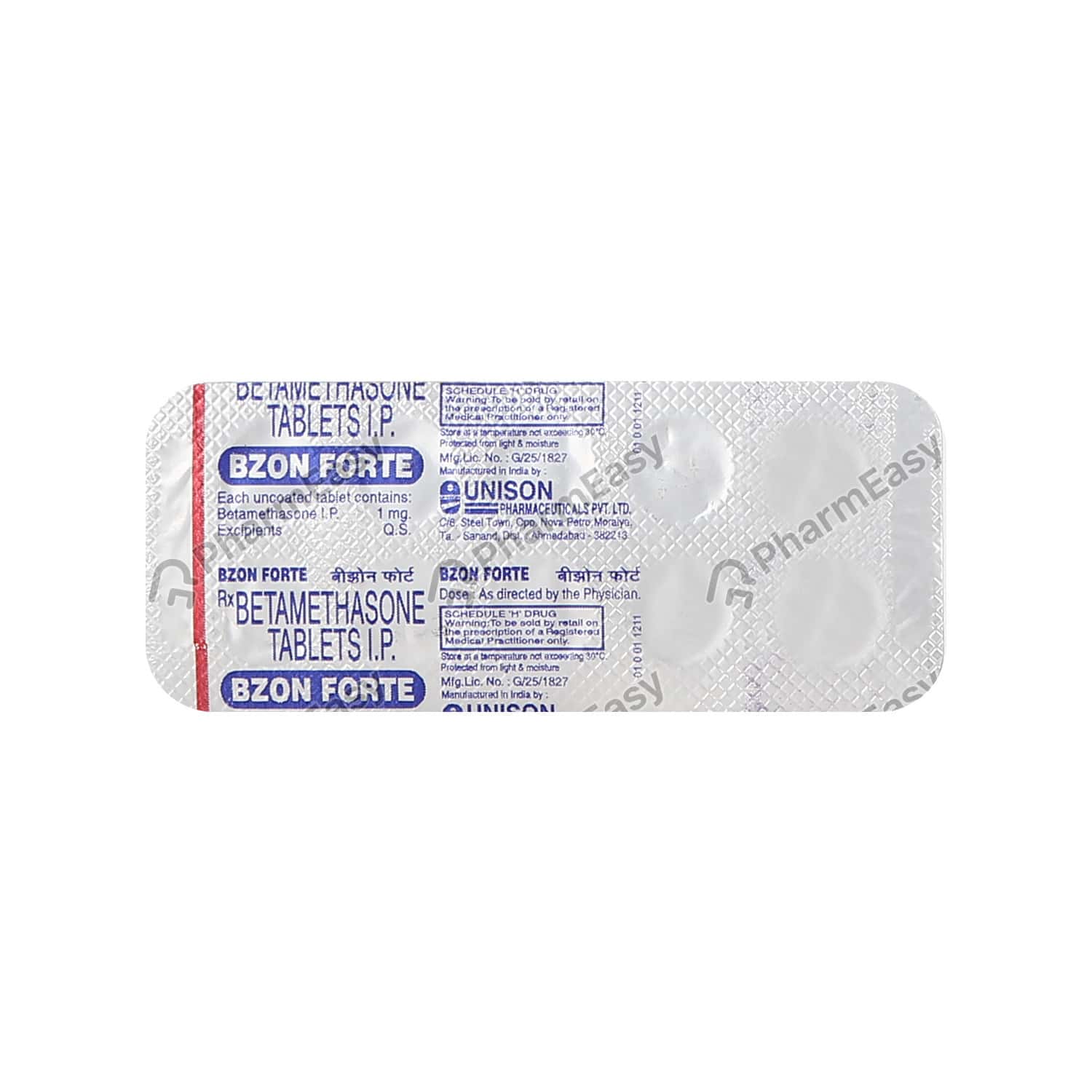 Buy Bzon Forte 1 MG Tablet (10) Online at Flat 18% OFF* | PharmEasy