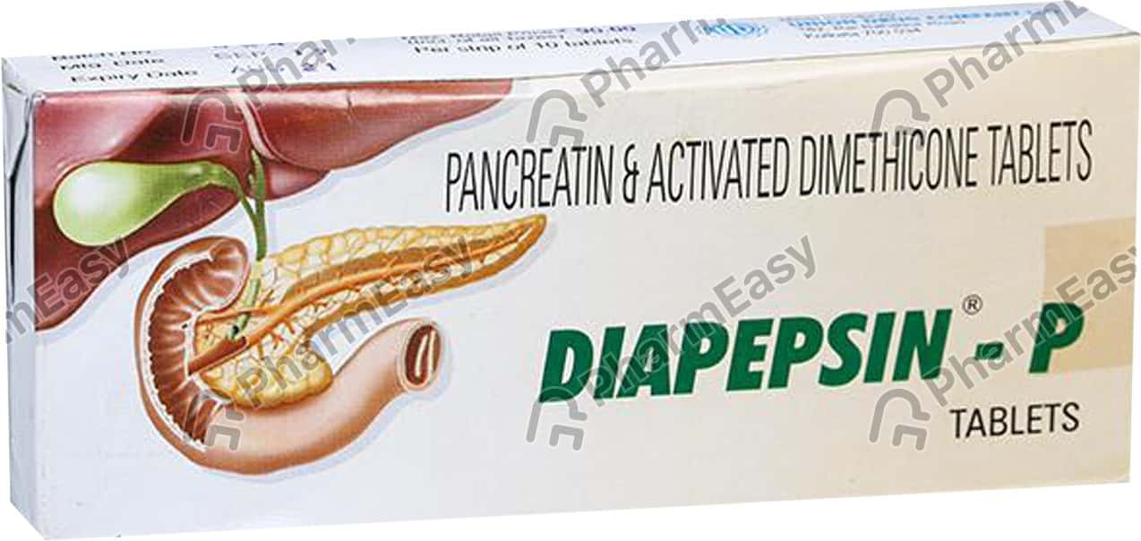 Buy Diapepsin P Strip Of 10 Tablets Online at Flat 15% OFF | PharmEasy