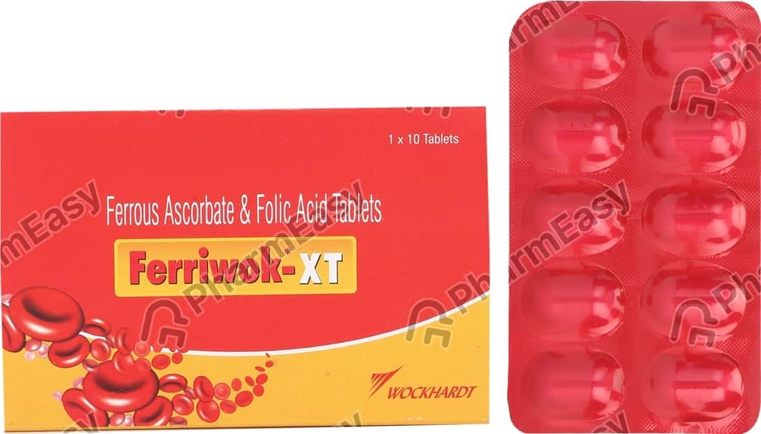 Ferriwok Xt Strip Of 10 Tablets: Uses, Side Effects, Price & Dosage ...