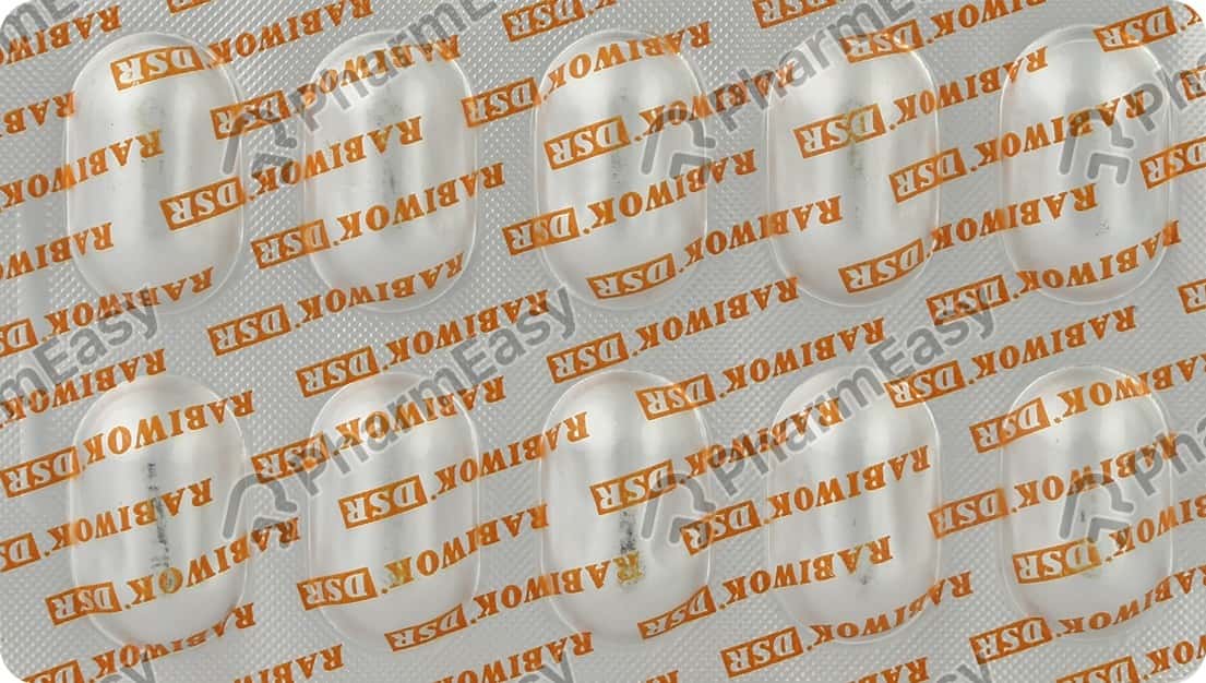 Rabiwok Dsr Strip Of 10 Capsules: Uses, Side Effects, Price & Dosage ...