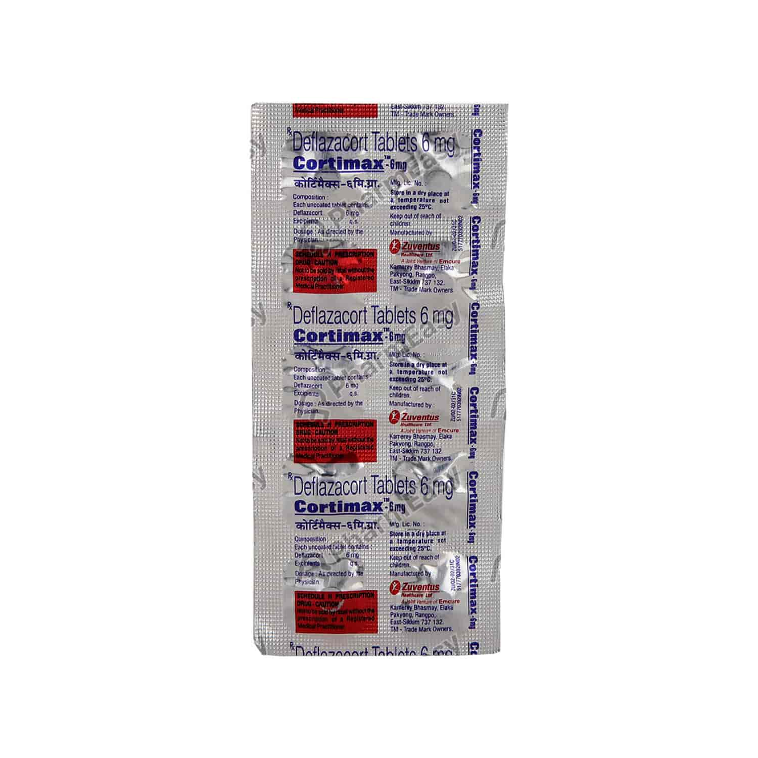 Cortimax 6mg Tab 10`S - Uses, Side Effects, Dosage, Composition & Price ...
