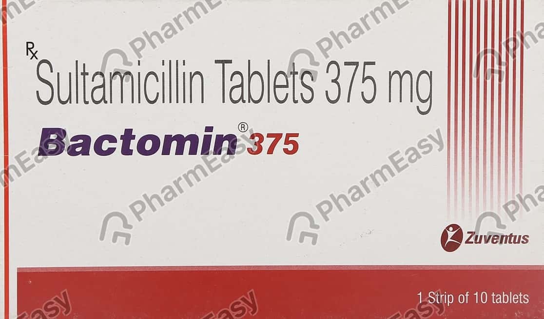 Bactomin 375 MG Tablet (10): Uses, Side Effects, Price & Dosage | PharmEasy