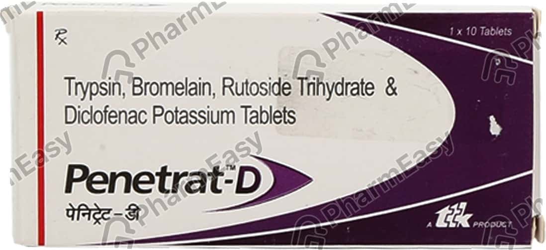 Penetrat D Strip Of 10 Tablets: Uses, Side Effects, Price & Dosage ...